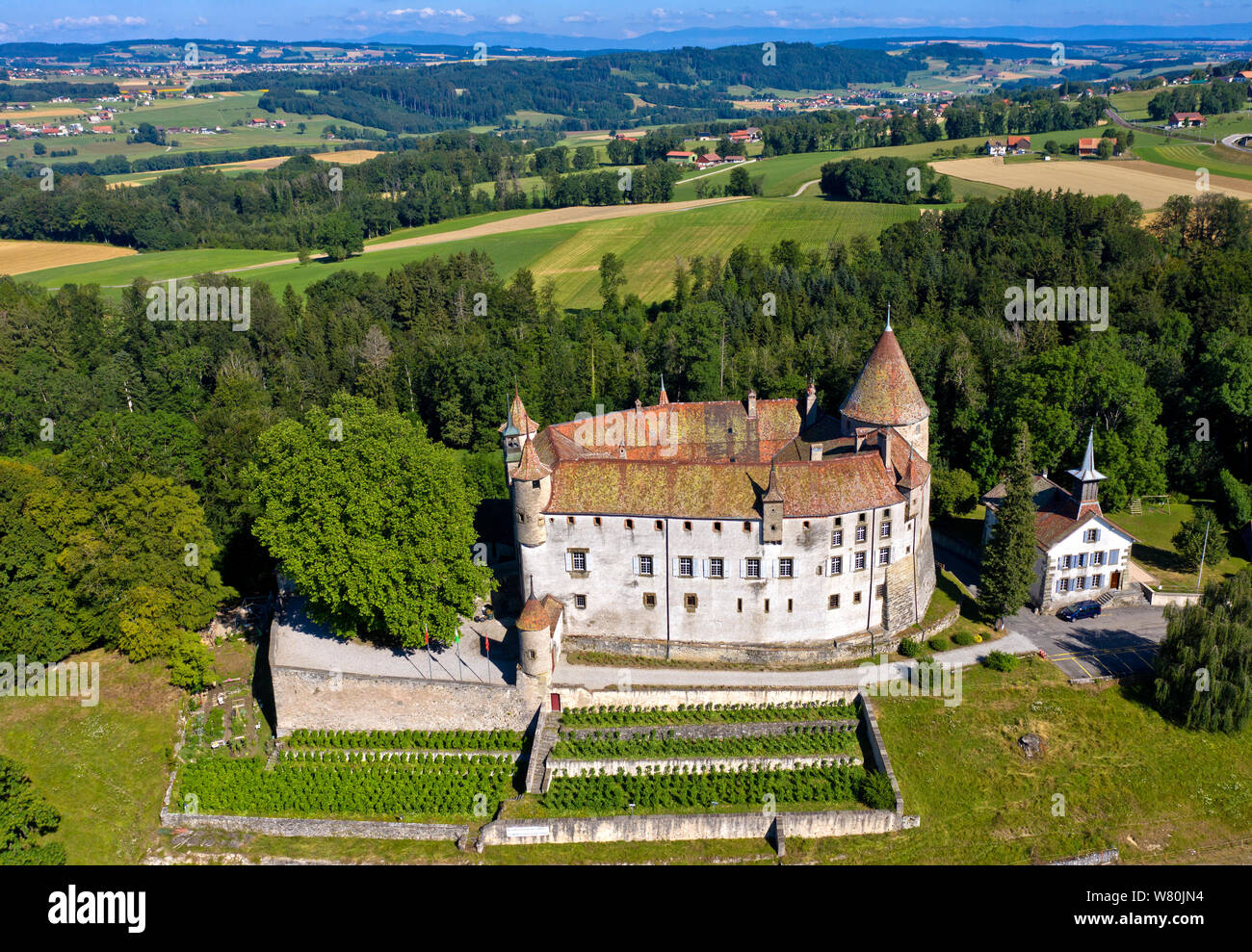 Château d'oron hi-res stock photography and images - Alamy
