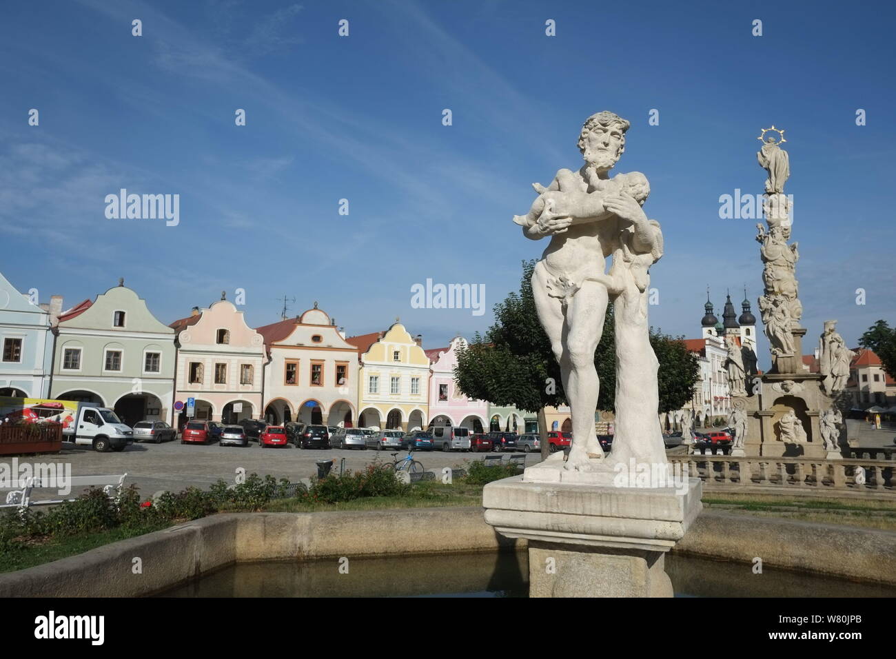 Czech Republic, Renaissance Town of Telc, UNESCO World Heritage Site ...