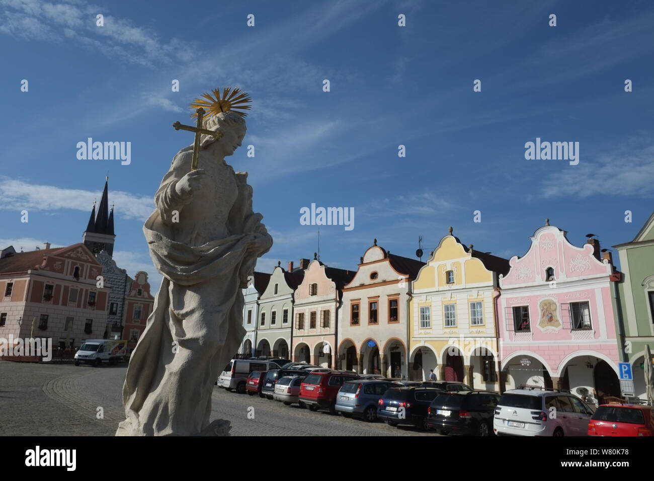 Czech Republic, Renaissance Town of Telc, UNESCO World Heritage Site ...