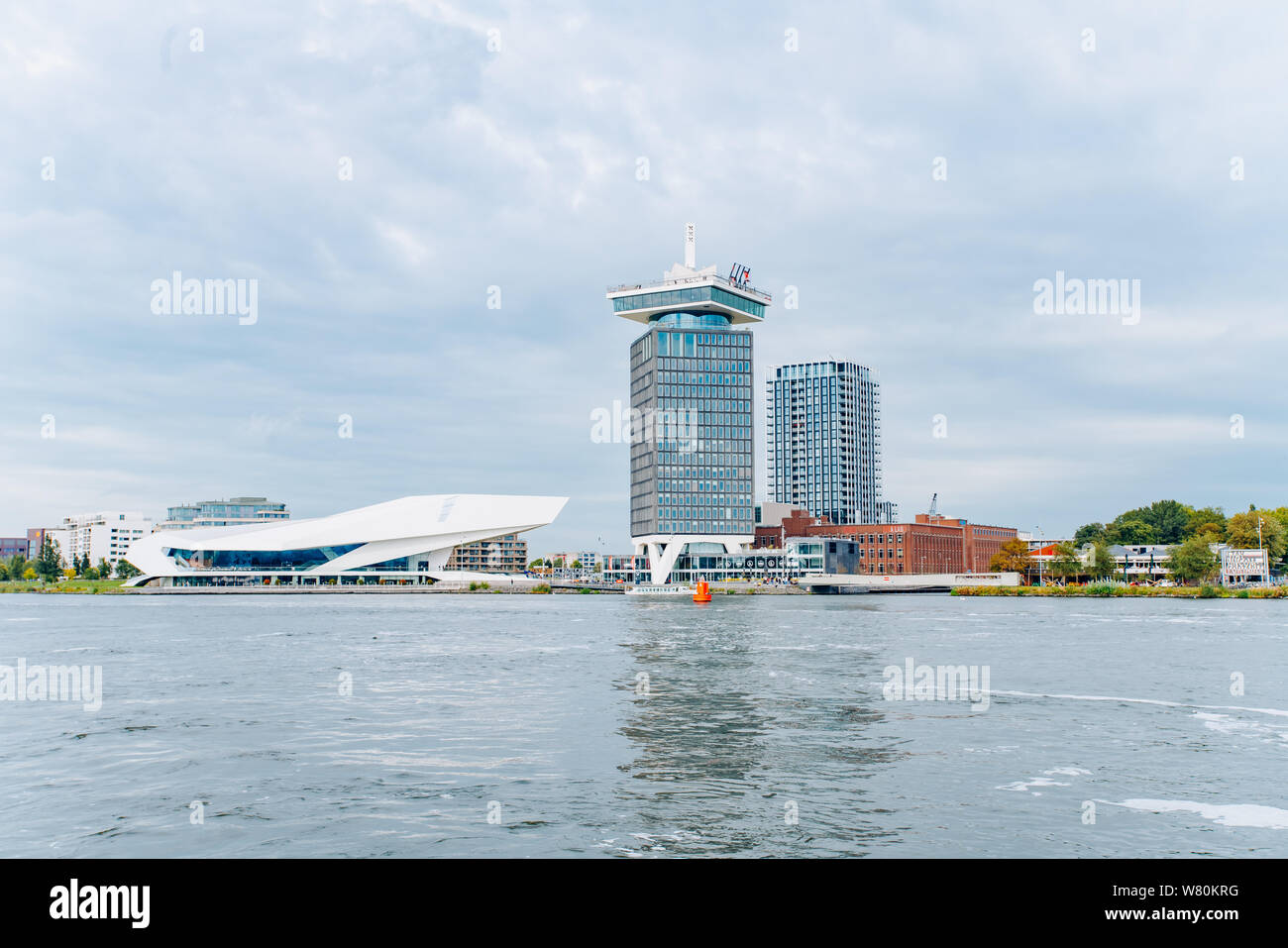 The A'dam Tower - a high building in Amsterdam with swing standing ...