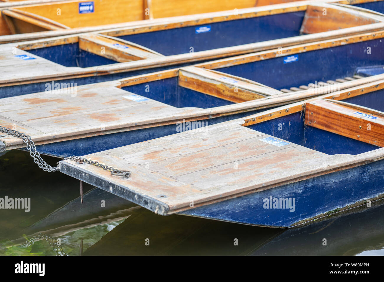 A punt is a flat-bottomed boat with a square-cut bow, designed for use ...