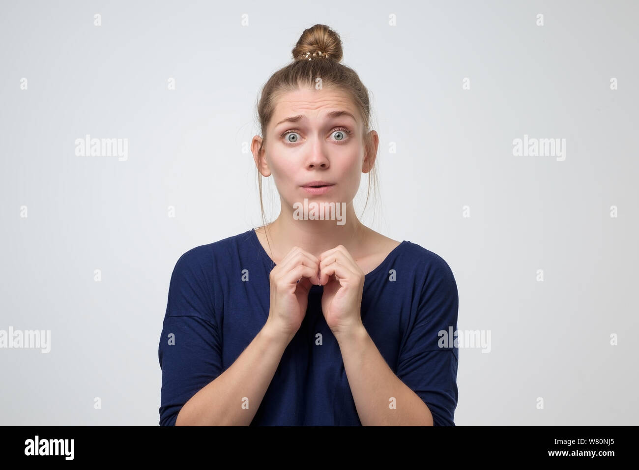 Excited nervous hi-res stock photography and images - Alamy