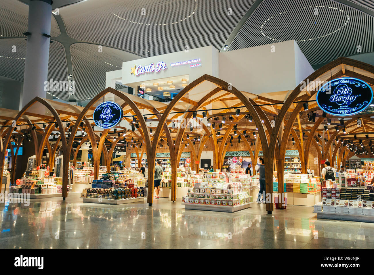ISTANBUL,TURKEY,AUGUST 02, 2019: Interior view of the Istanbul new ...