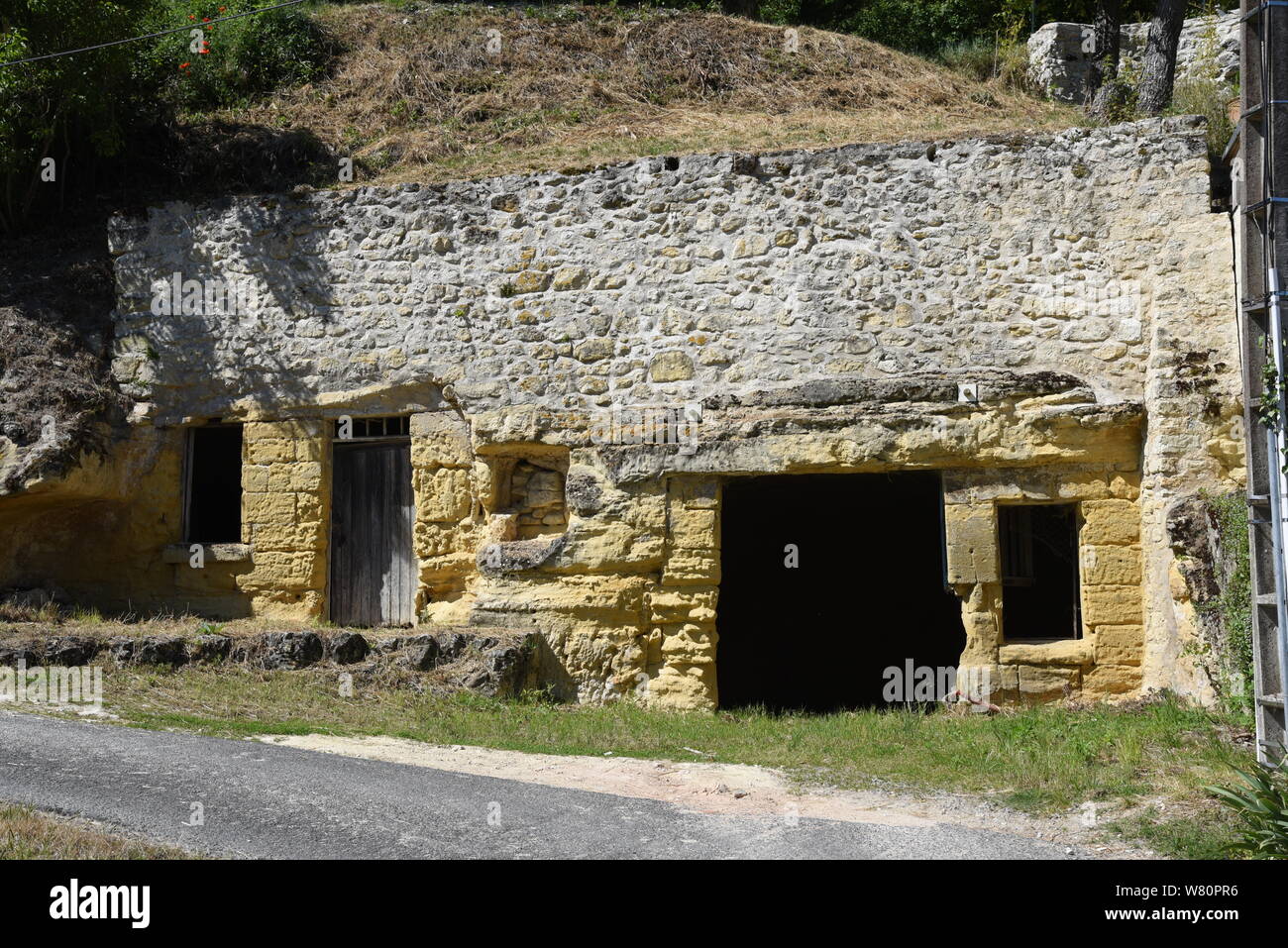 Troglodytic valley of goupillieres hi-res stock photography and images ...