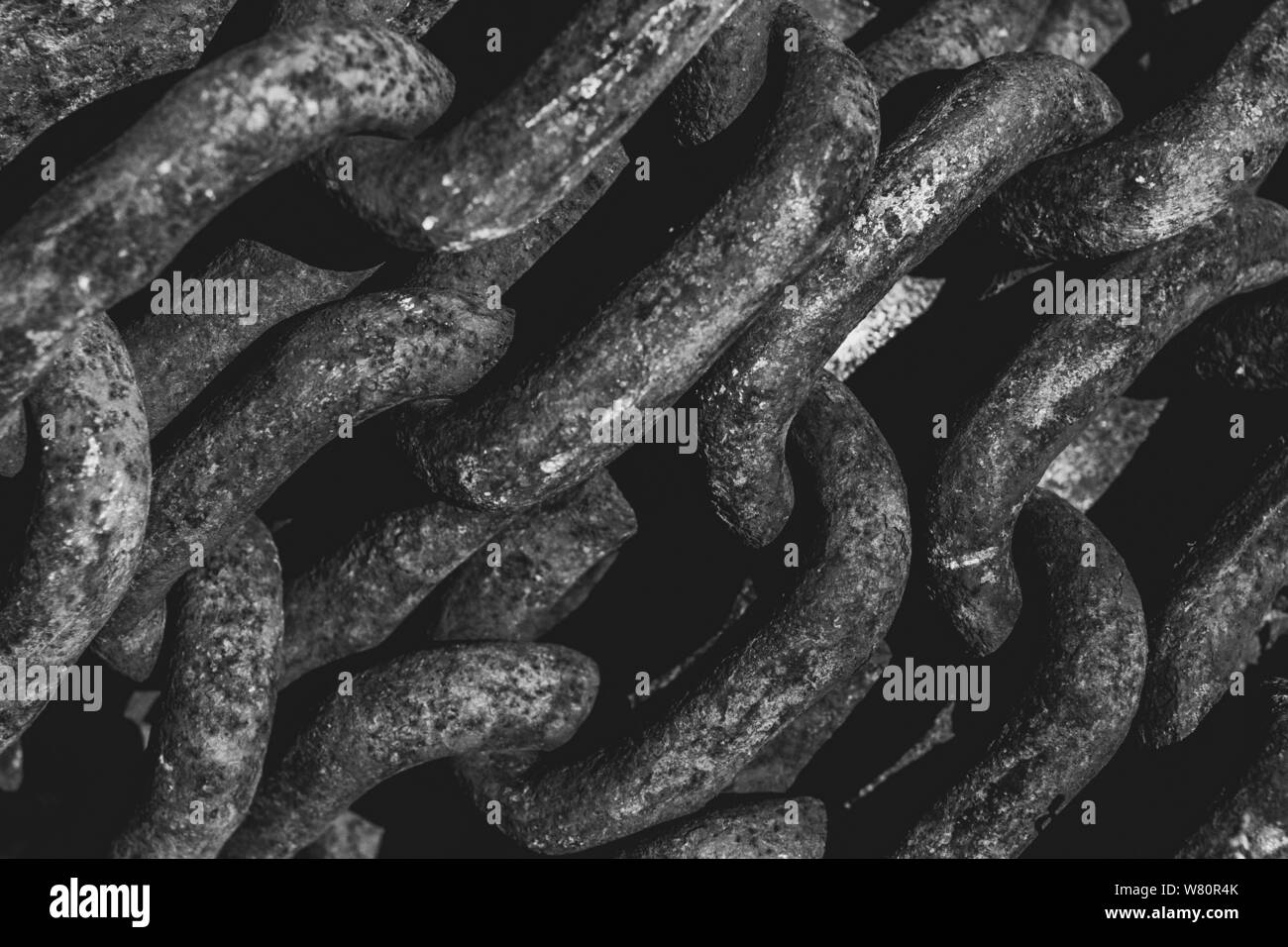 Steel Chain Links Anchor High Resolution Stock Photography and Images ...