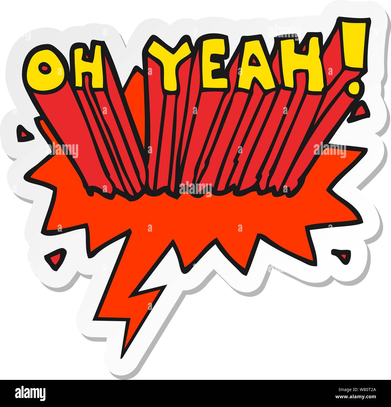 Cartoon yeah shout hi-res stock photography and images - Alamy