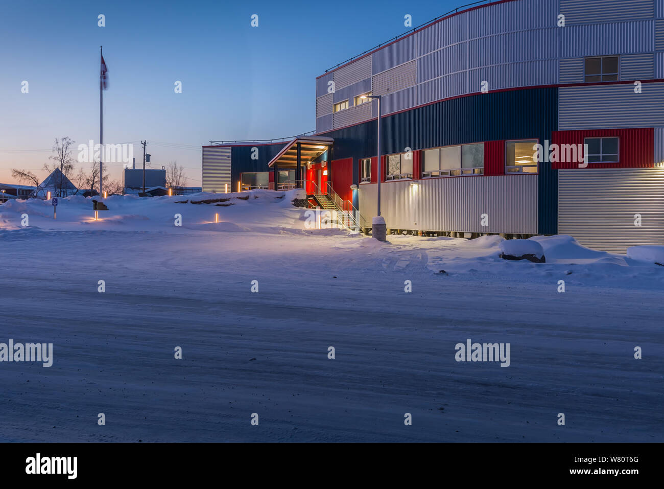 Royal Canadian Mounted Police Office in Inuvik, Northwest Territories ...