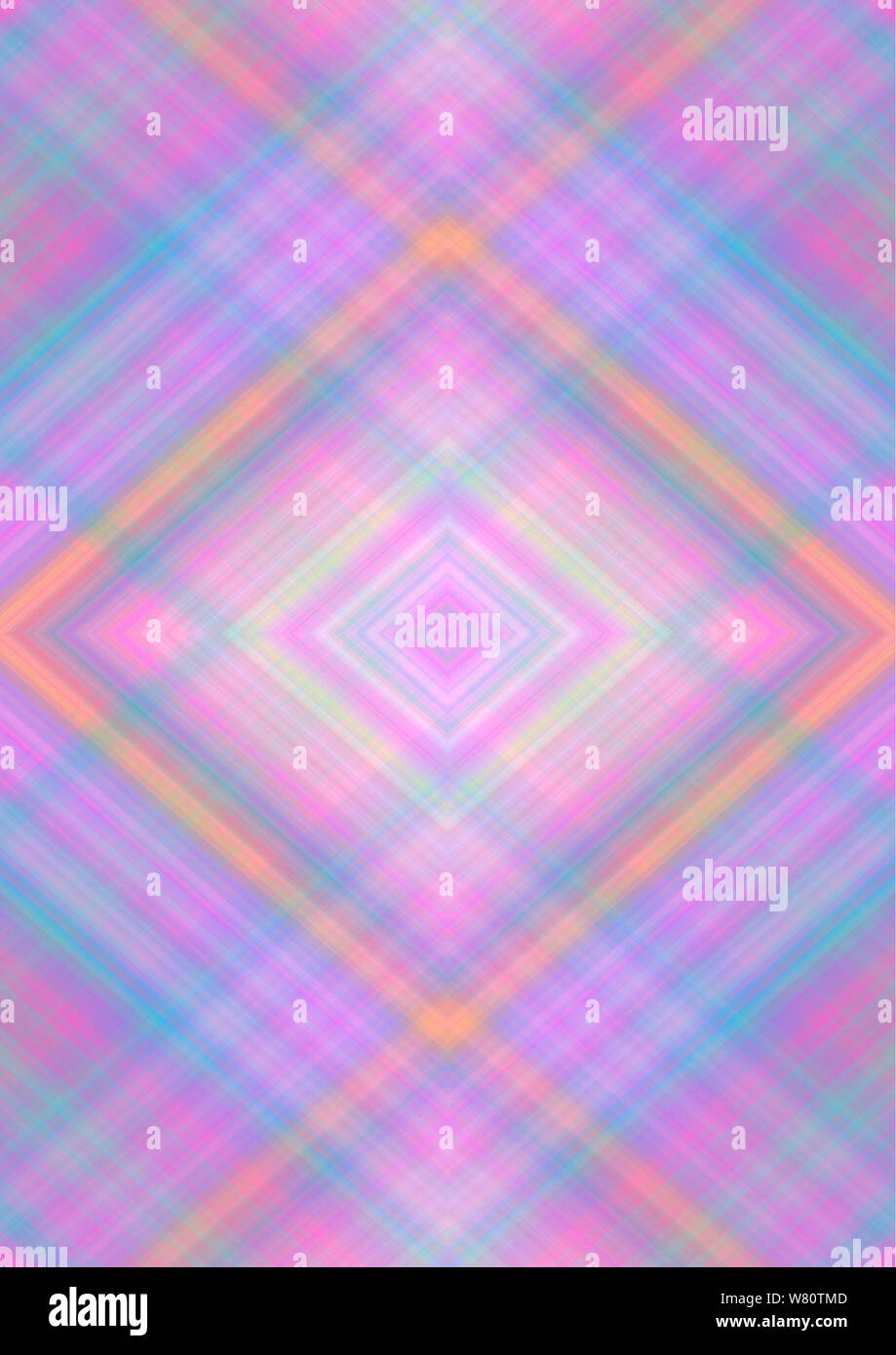 Abstract background in pastel shades with rhomboid patterns obtained ...
