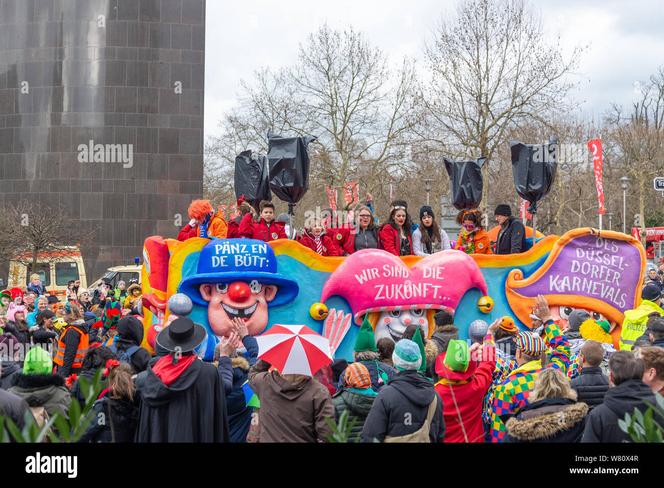 Atmosphere of celebration, parade, fancy cosplay at carnival ...