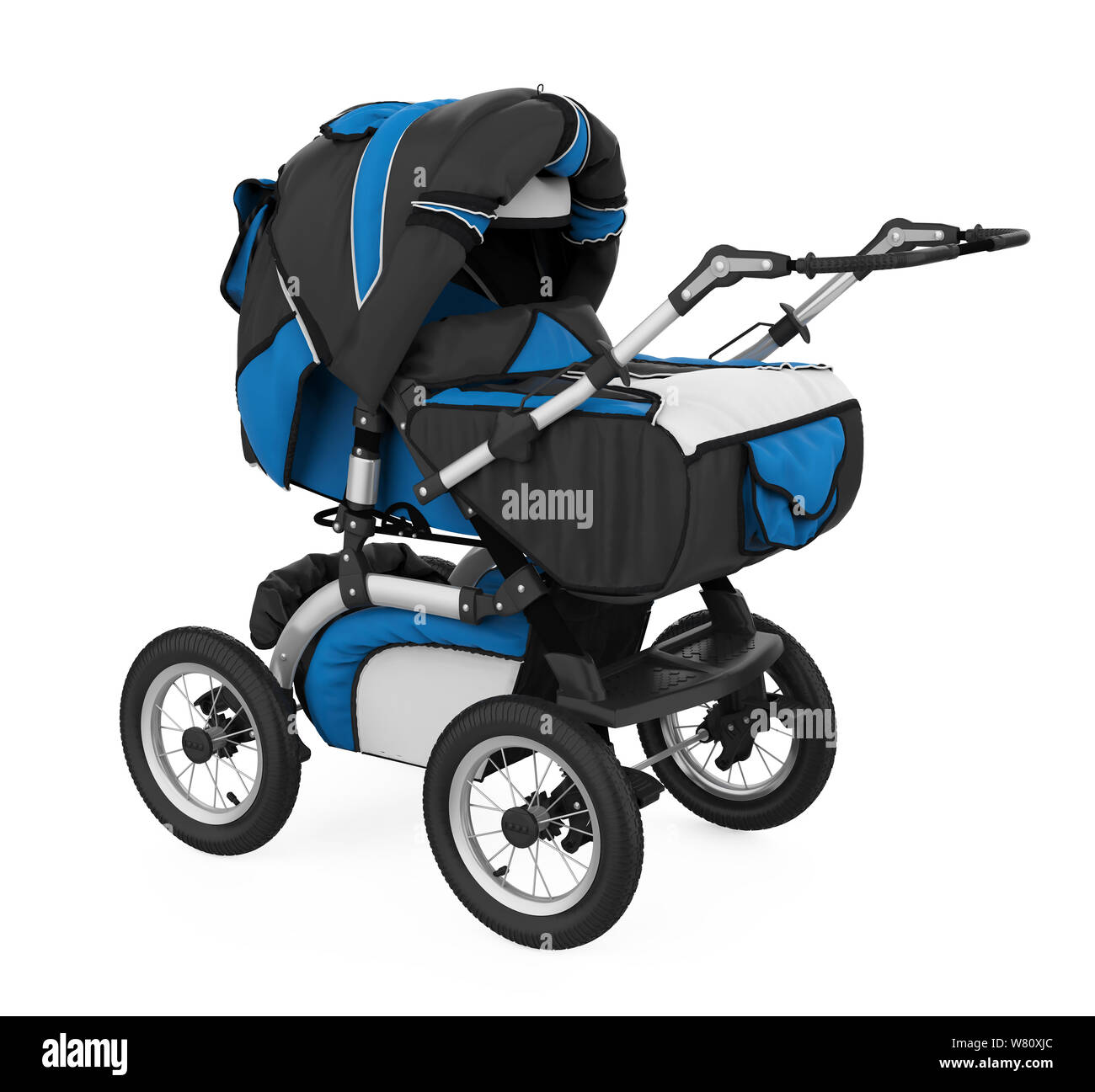 Baby Stroller Isolated Stock Photo - Alamy