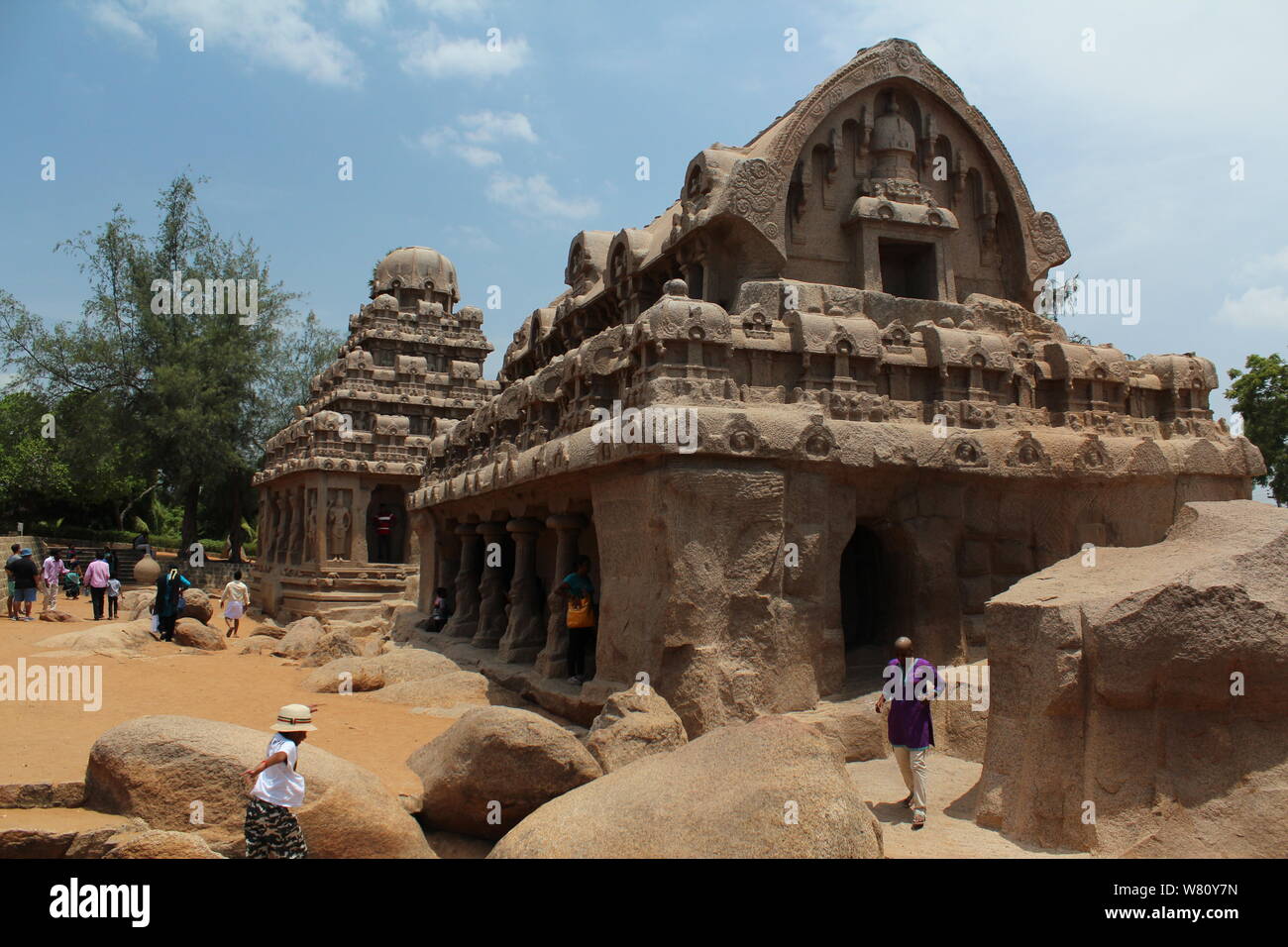 Mahabalipuram Temple Complex Stock Photo - Alamy