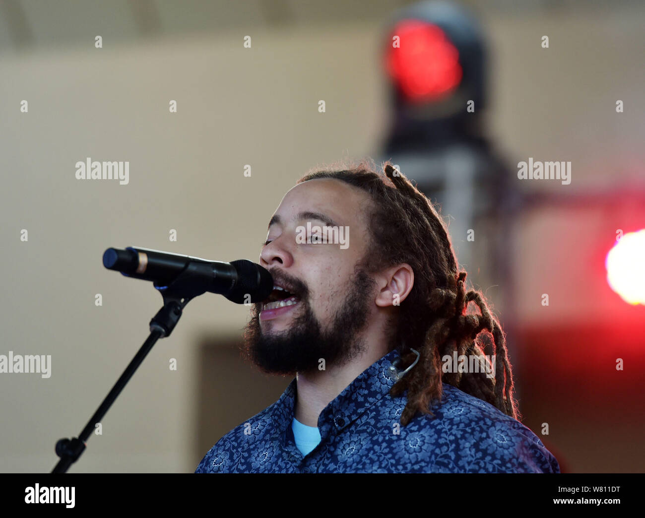 August 6, 2019, Virginia Beach, Virginia, USA: JO MERSA MARLEY brings ...