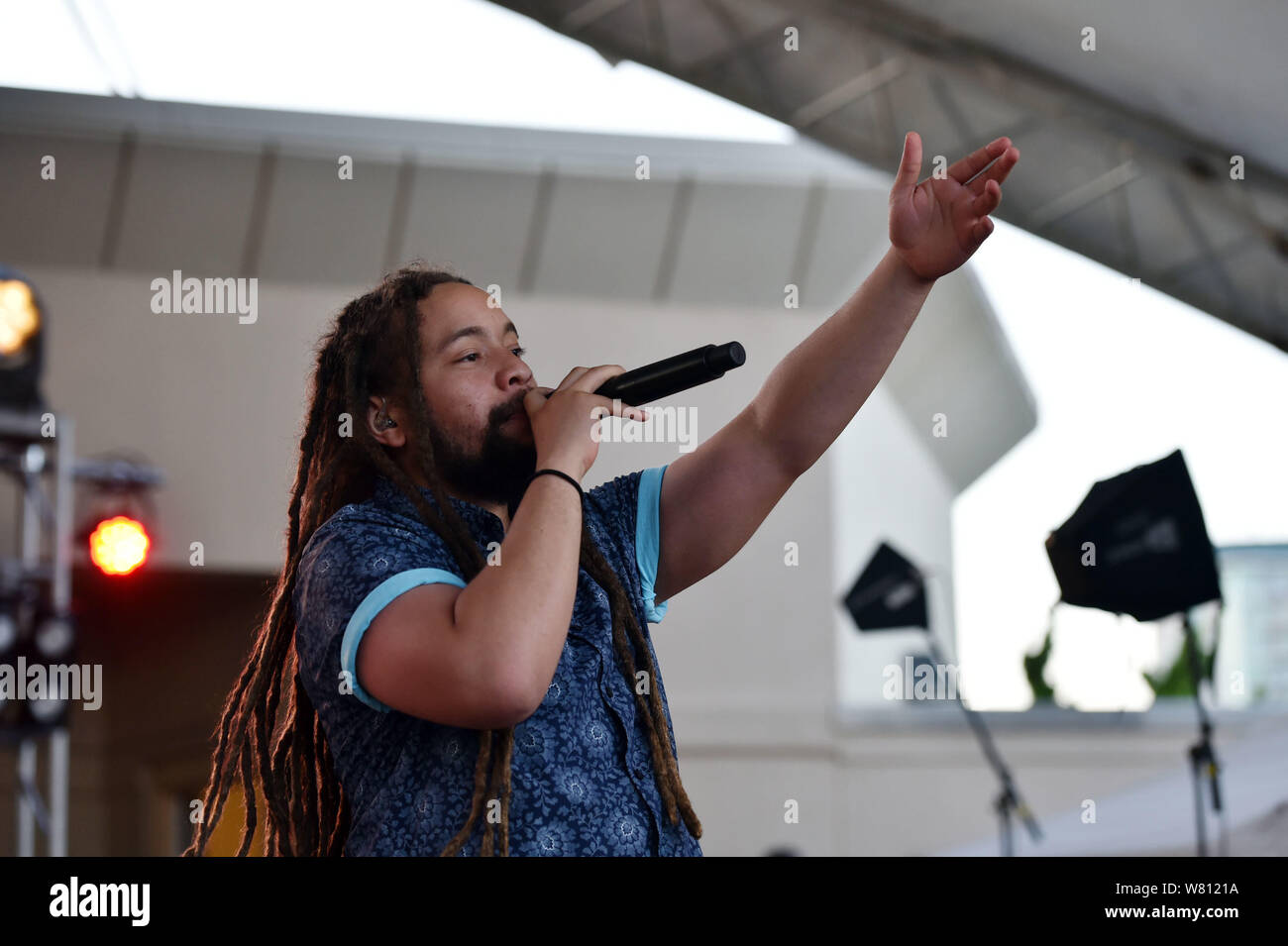 August 6, 2019, Virginia Beach, Virginia, USA: JO MERSA MARLEY brings ...