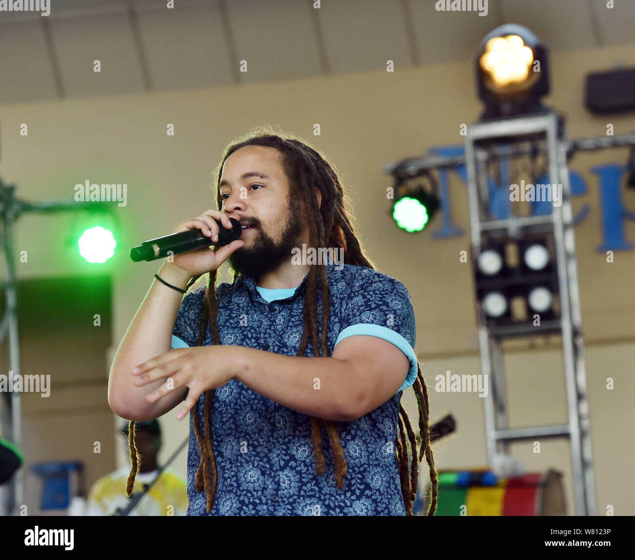 August 6, 2019, Virginia Beach, Virginia, USA: JO MERSA MARLEY brings ...