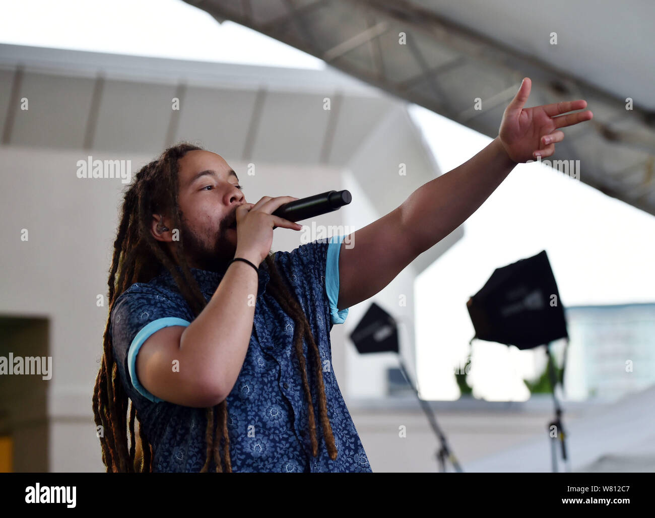 August 6, 2019, Virginia Beach, Virginia, USA: JO MERSA MARLEY brings ...