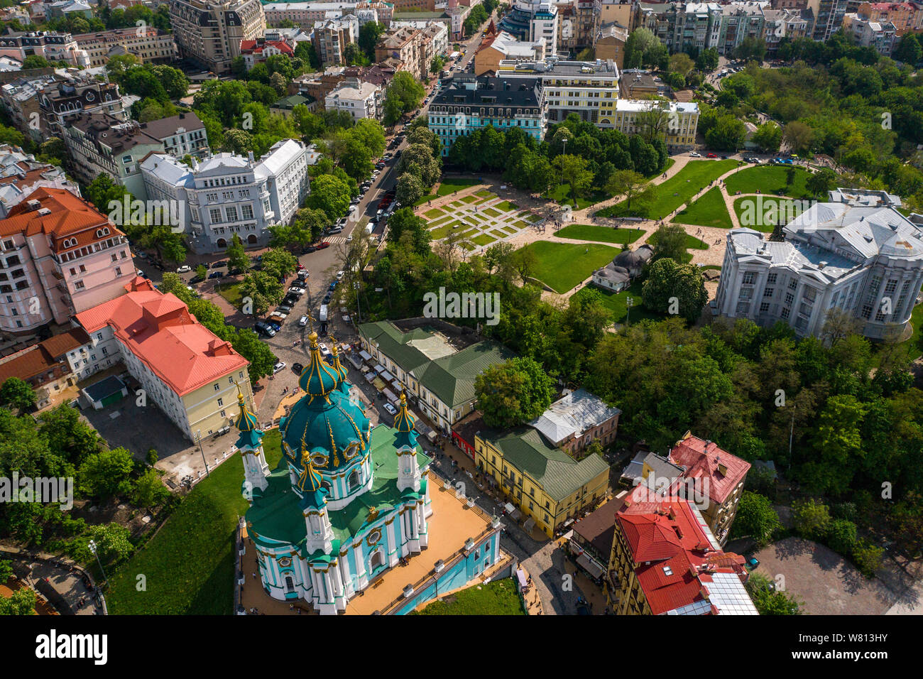 Aerial footage beautiful european city hi-res stock photography and ...