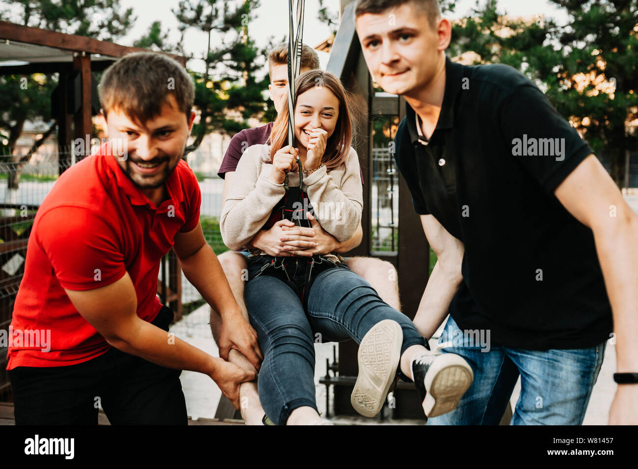 Couple hug fear hi-res stock photography and images - Alamy