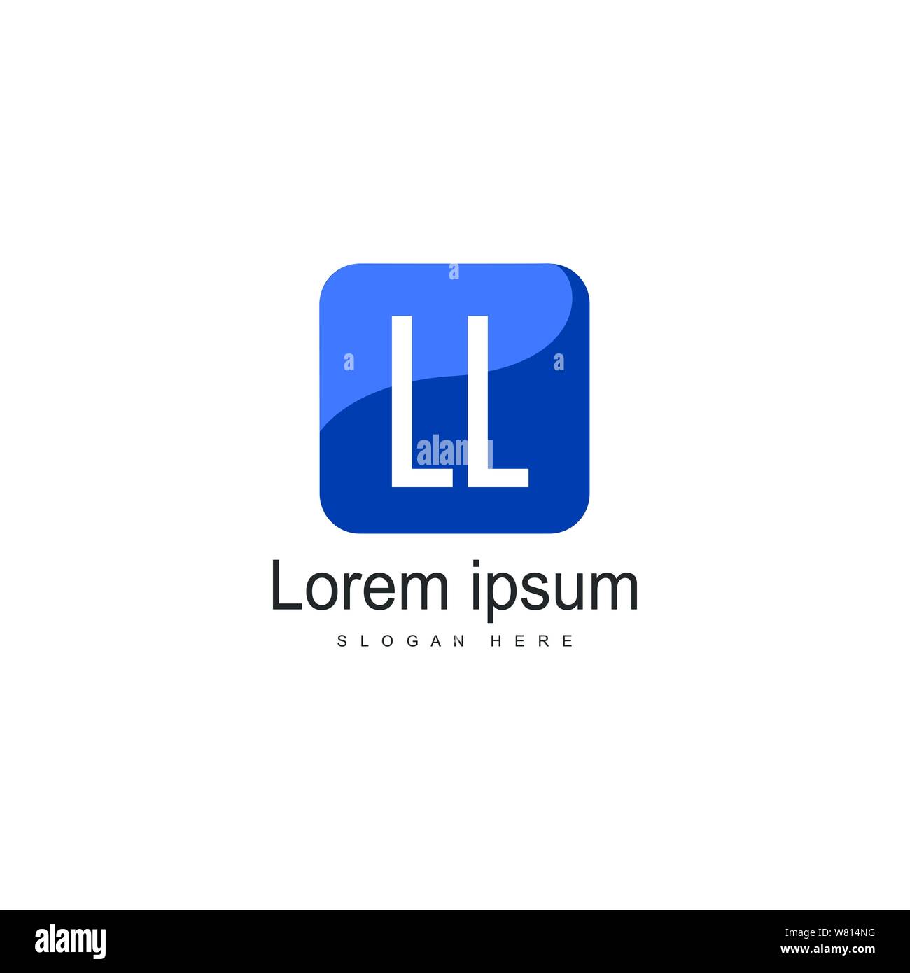 Ll logo vector vectors circle Cut Out Stock Images & Pictures - Alamy