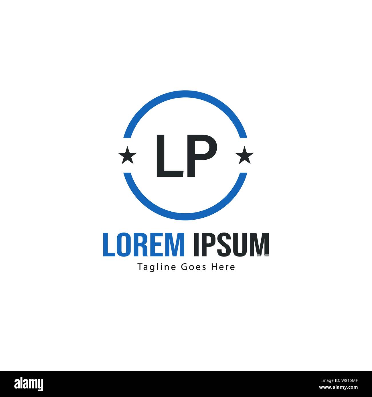 Initial LQ logo template with modern frame. Minimalist LQ letter logo ...