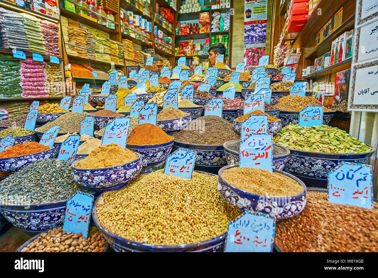 Cereals stall hi-res stock photography and images - Alamy
