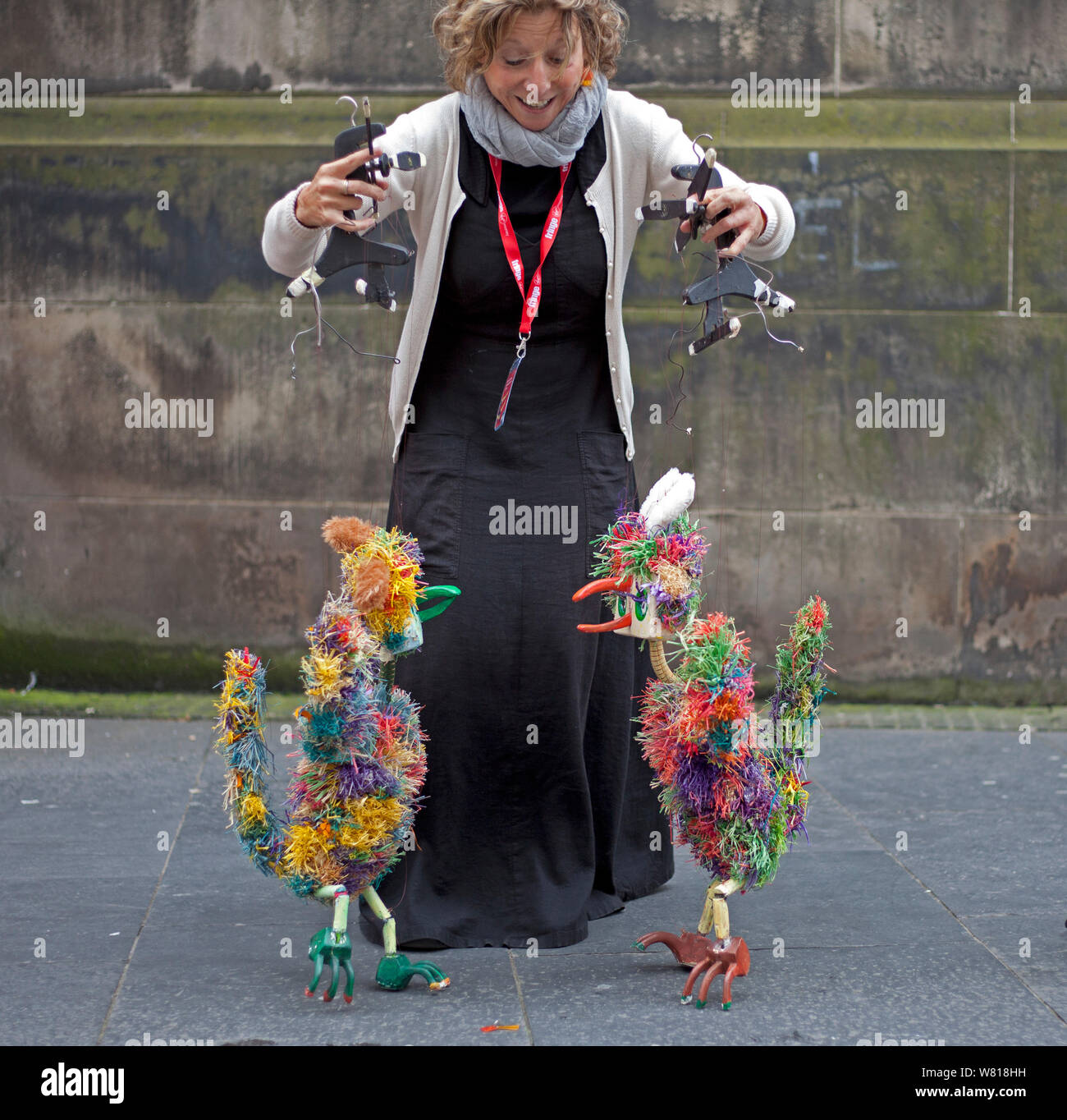 Edinburgh Fringe, Royal Mile and Victoria Street, Scotland, UK, 7th ...