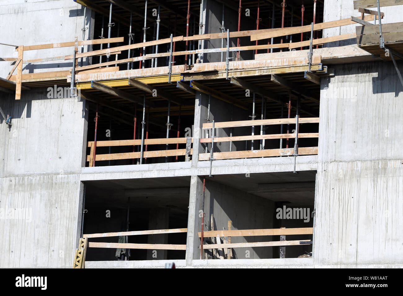 Detail of the residential building under construction Stock Photo - Alamy