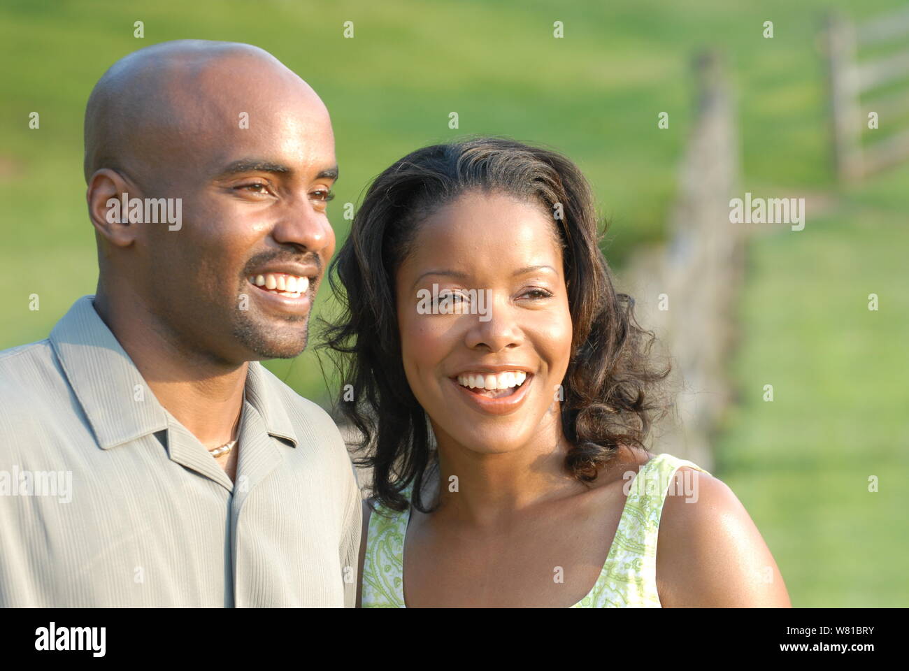 Beautiful young african married couple hi-res stock photography and ...