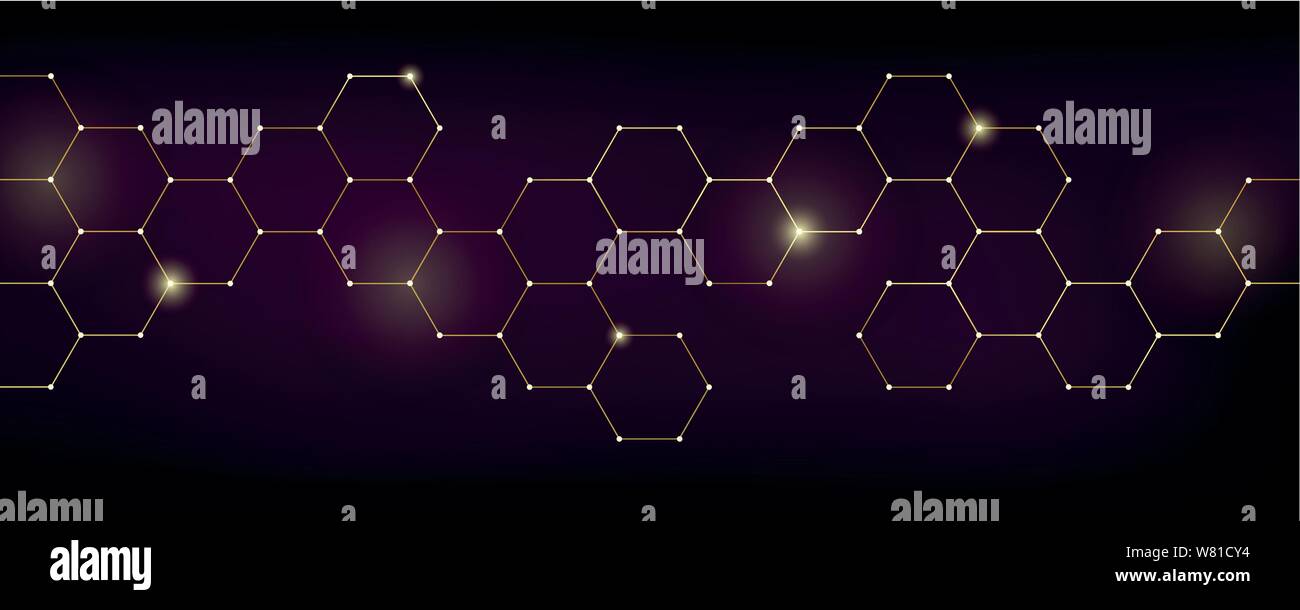 gold technical honeycomb background digital electronics vector illustration EPS10 Stock Vector ...