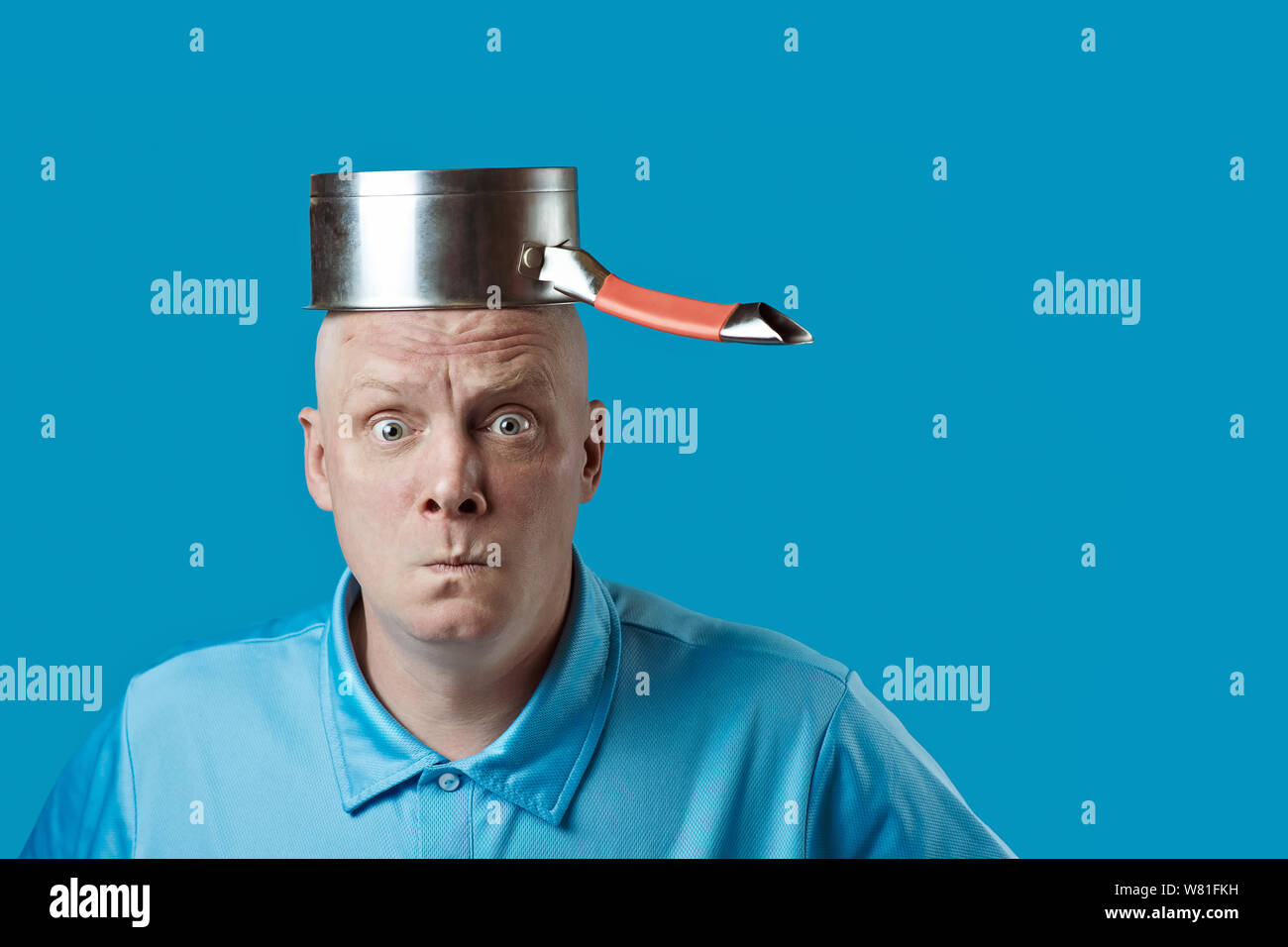 Bald chef head hi-res stock photography and images - Alamy