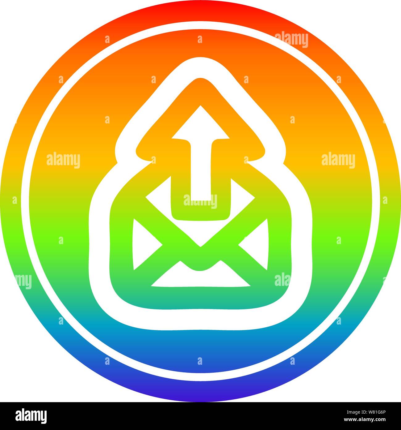 Send circular Stock Vector Images - Alamy