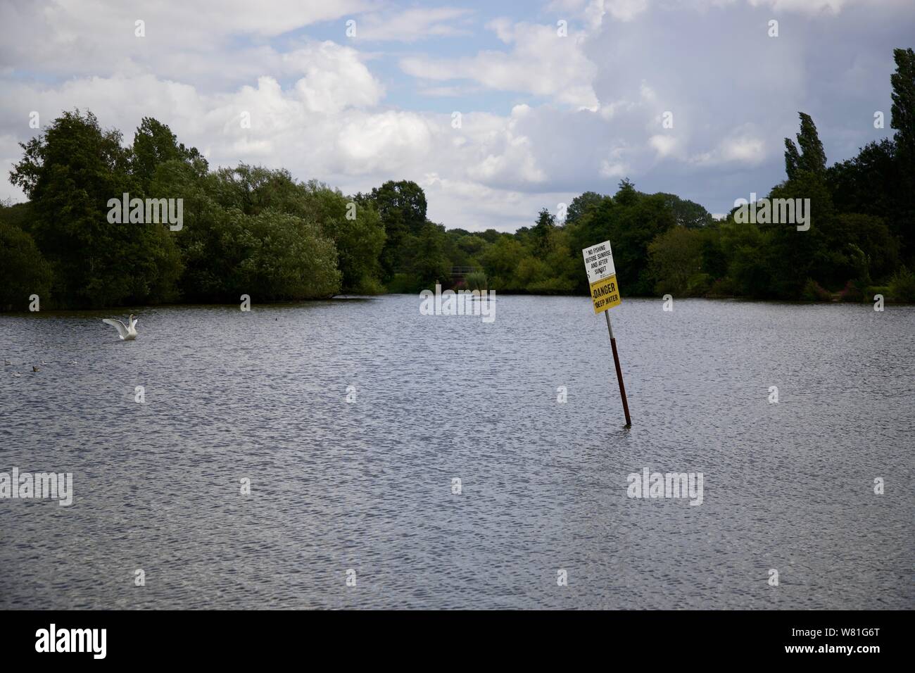 danger deep sign Stock Photo - Alamy