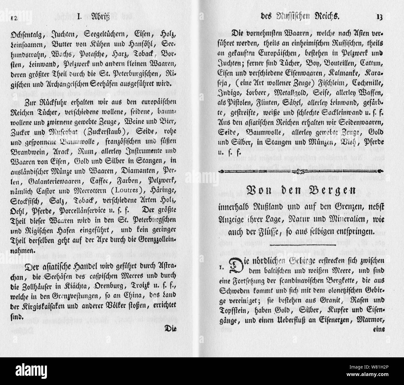 De Übersicht Russ Reich 1787 (JMR Lenz) 007 Stock Photo - Alamy