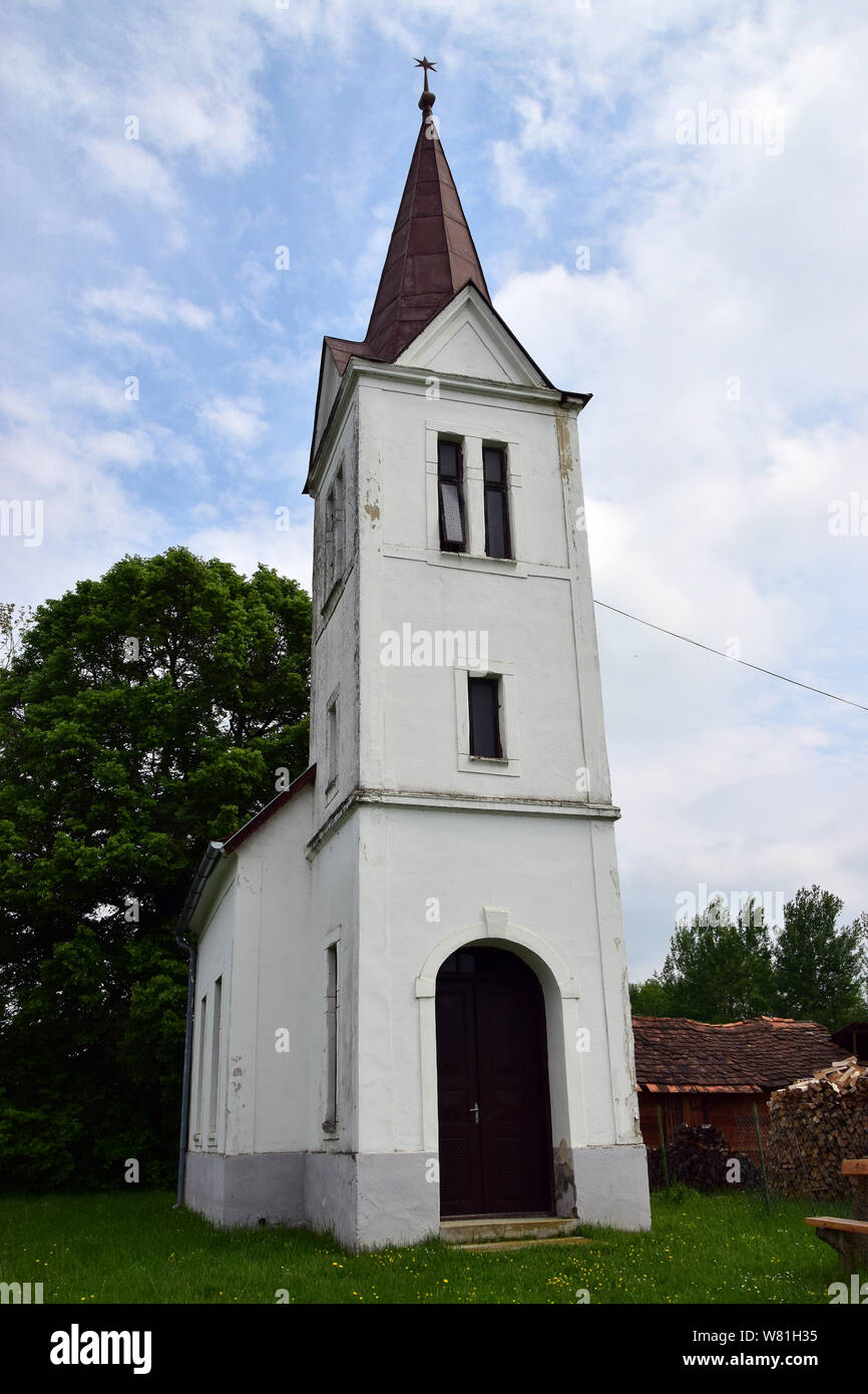 Evangelical chapel, Velemér, Hungary, Magyarország, Europe Stock Photo ...