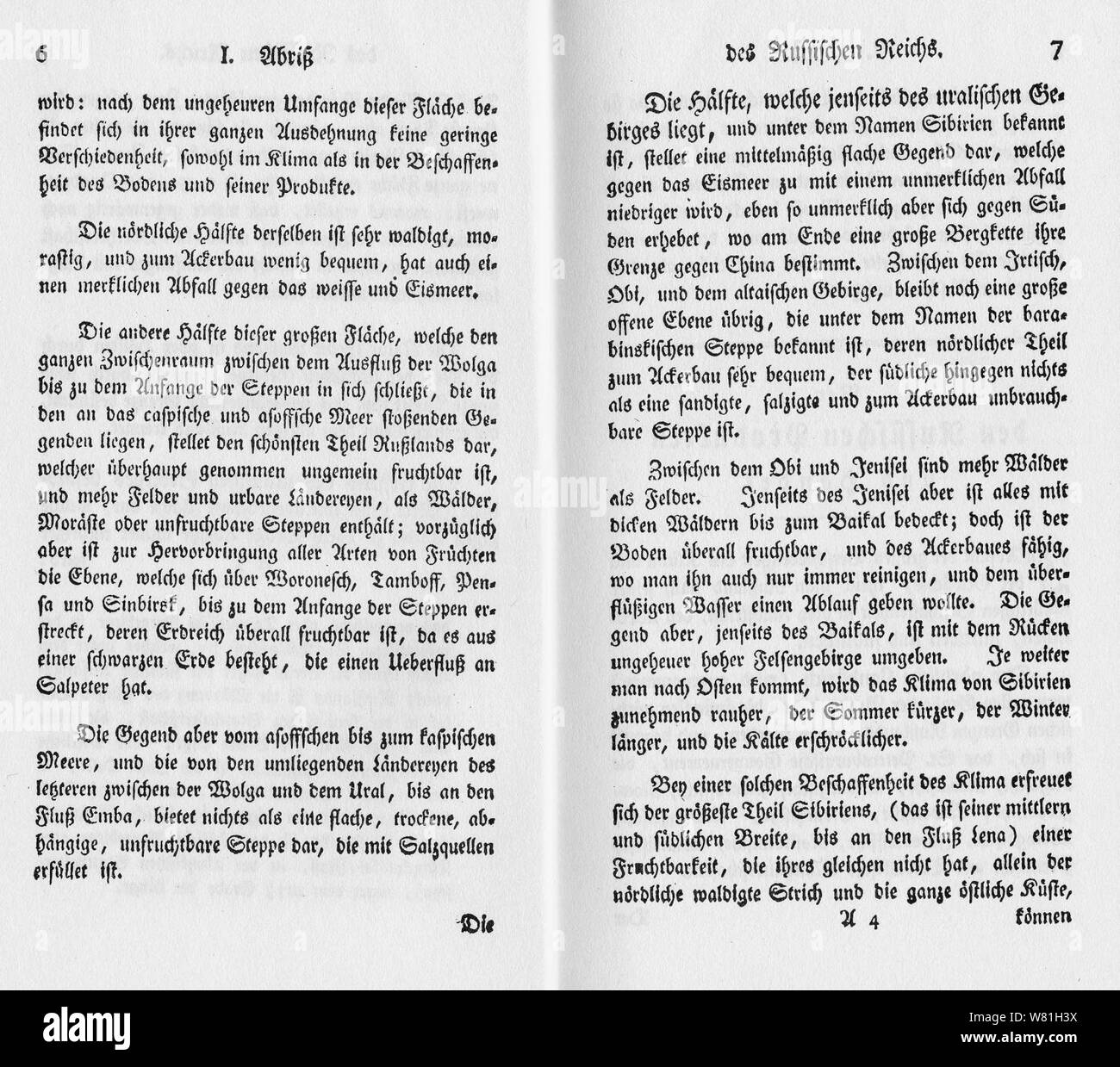 De Übersicht Russ Reich 1787 (JMR Lenz) 004 Stock Photo - Alamy