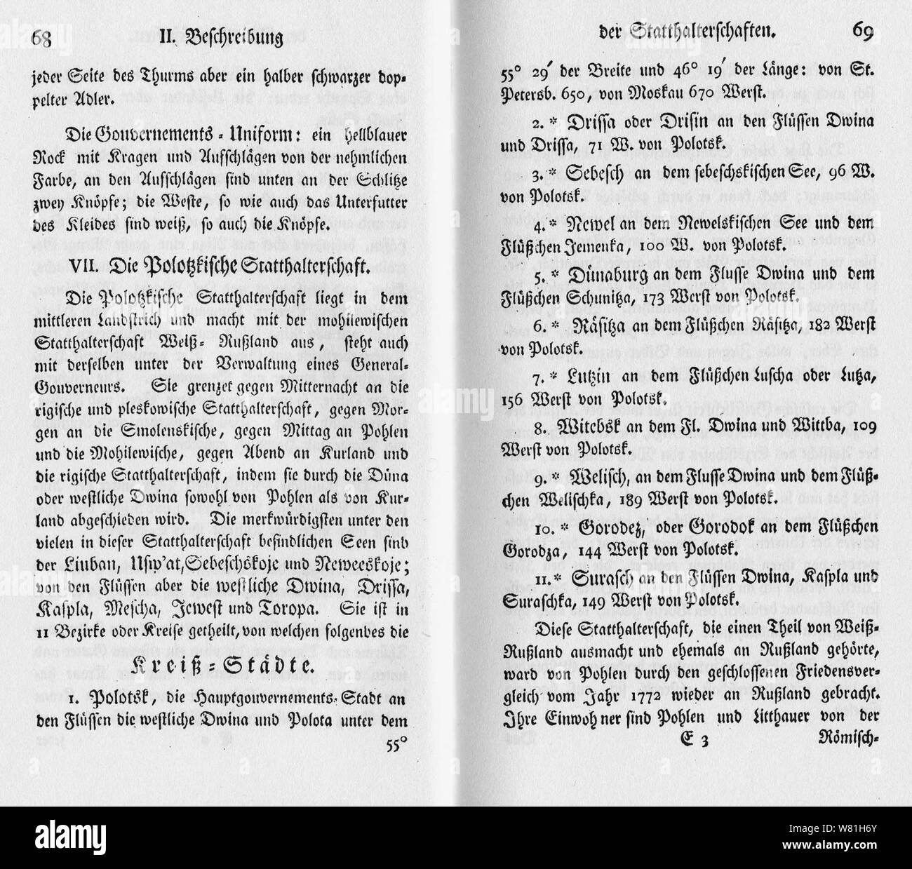 De Übersicht Russ Reich 1787 (JMR Lenz) 035 Stock Photo - Alamy