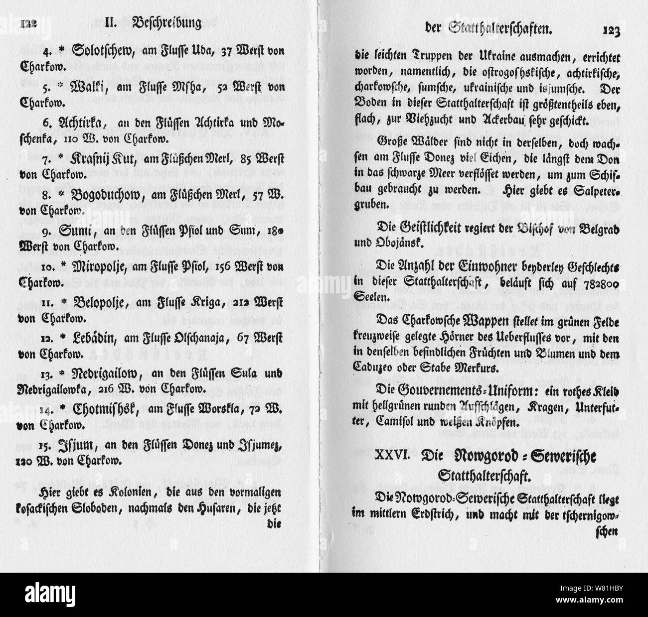 De Übersicht Russ Reich 1787 (JMR Lenz) 062 Stock Photo - Alamy