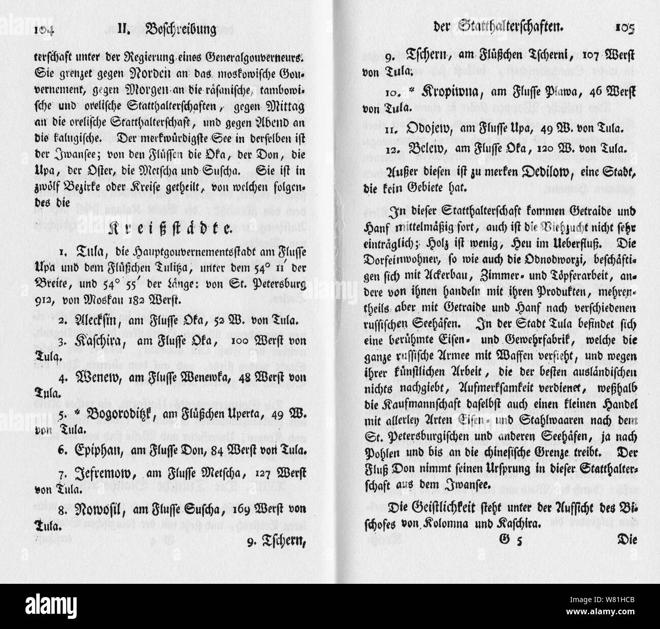 De Übersicht Russ Reich 1787 (JMR Lenz) 053 Stock Photo - Alamy