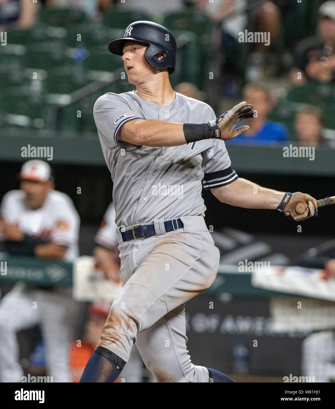 Baltimore, United States Of America. 06th Aug, 2019. New York Yankees ...