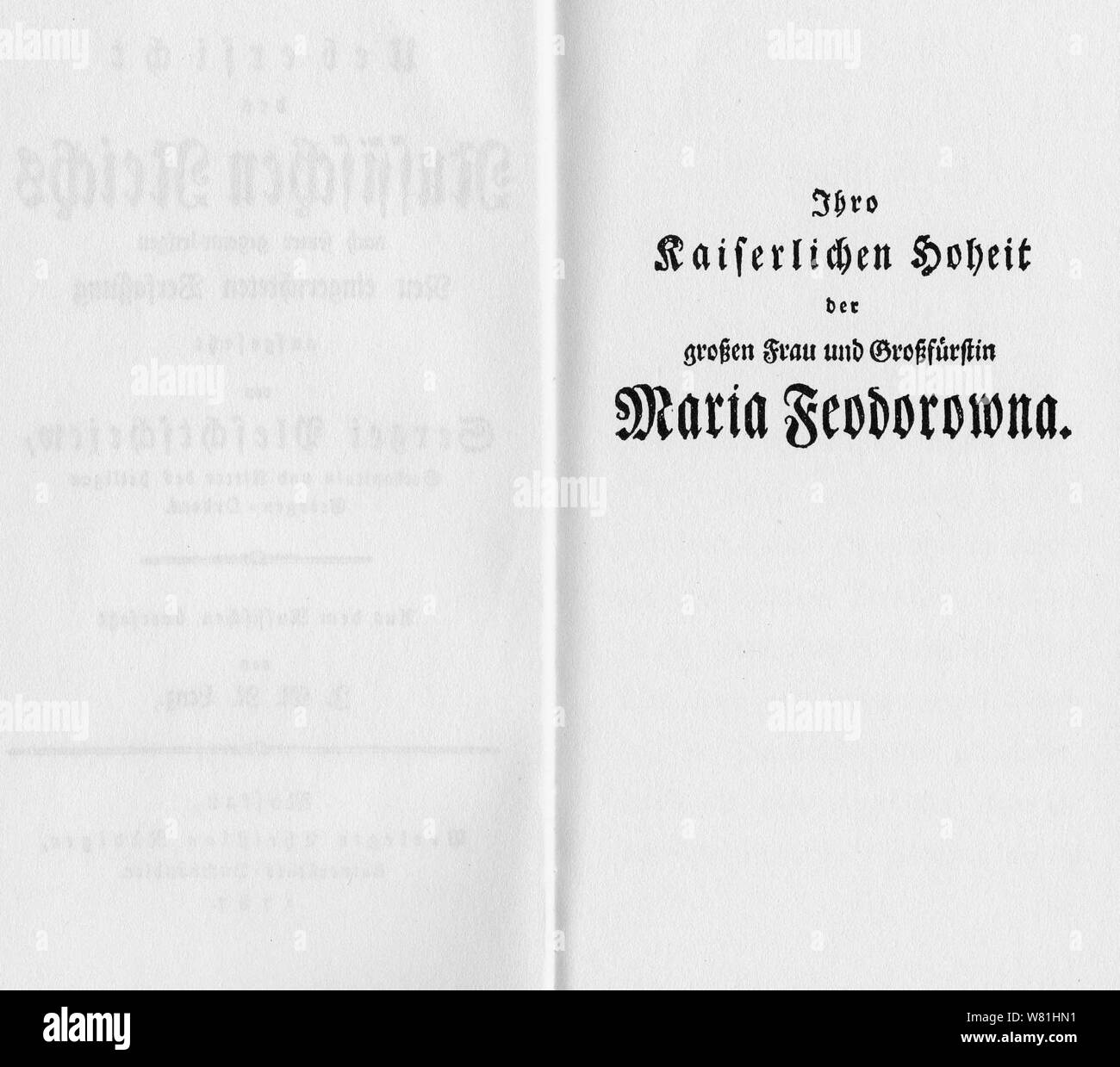 De Übersicht Russ Reich 1787 (JMR Lenz) p 002 Stock Photo - Alamy