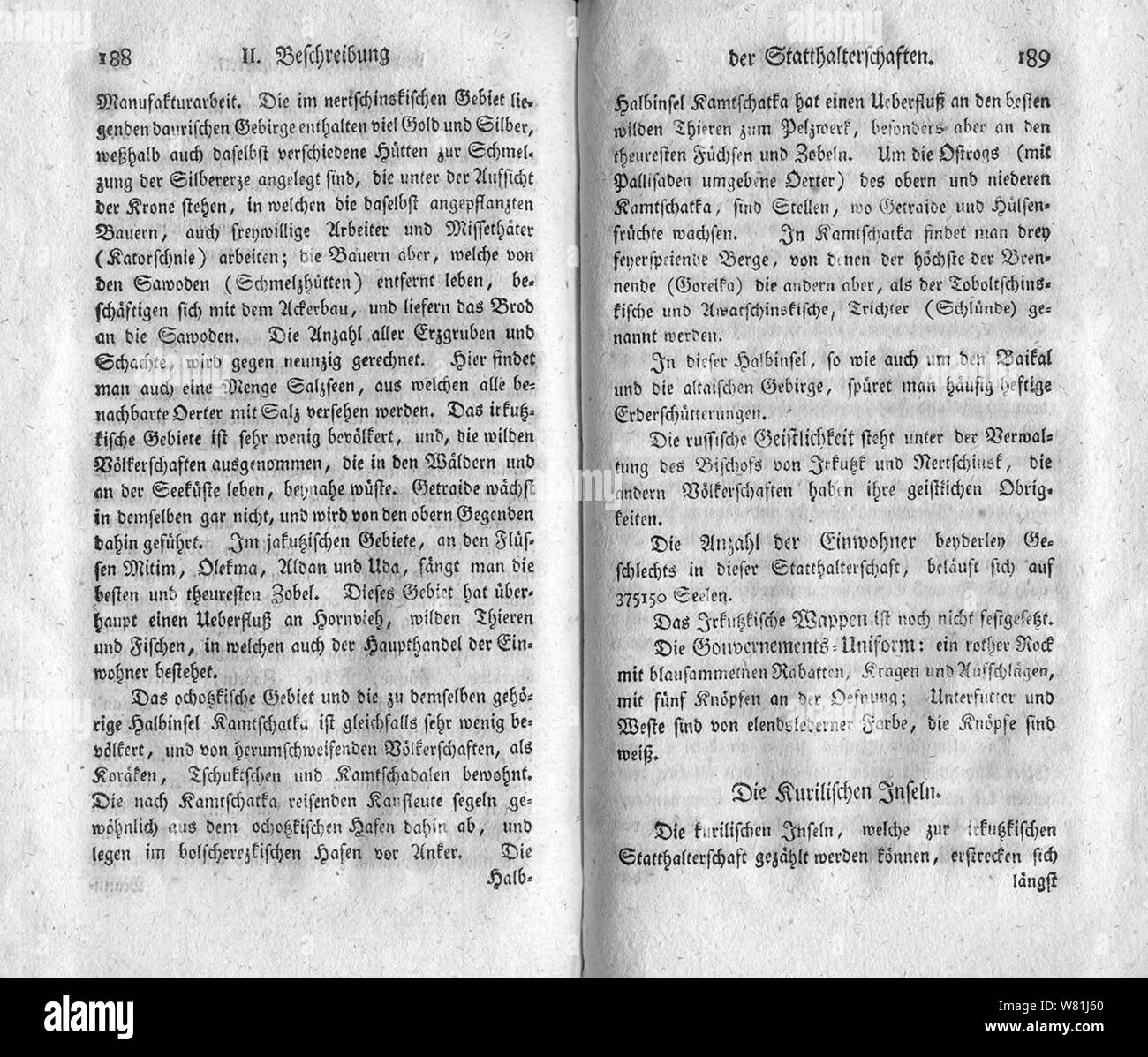 De Übersicht Russ Reich 1790 (JMR Lenz) 095 Stock Photo - Alamy