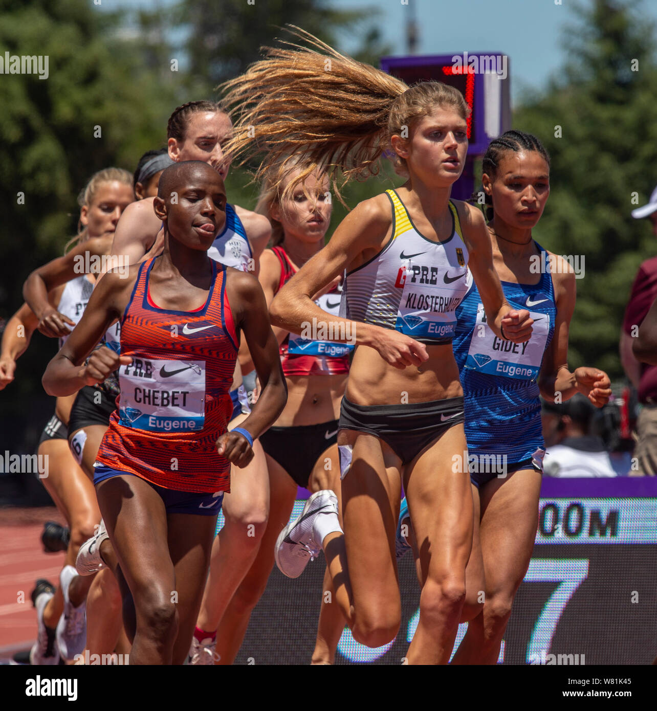 CALIFORNIA - USA - 30 JUNE 2019: Beatrice Chebet (KEY) Konstanze ...