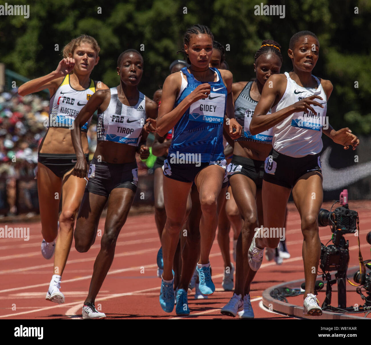 CALIFORNIA - USA - 30 JUNE 2019: Agnes Jebet Tirop (KEY Letesenbet ...
