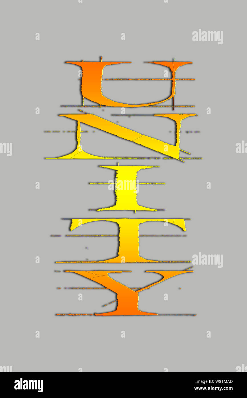 Unity grey text quote design background fine art in high quality prints ...