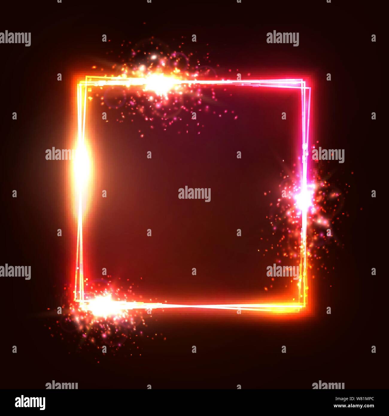 Tube advertising square Stock Vector Images - Alamy