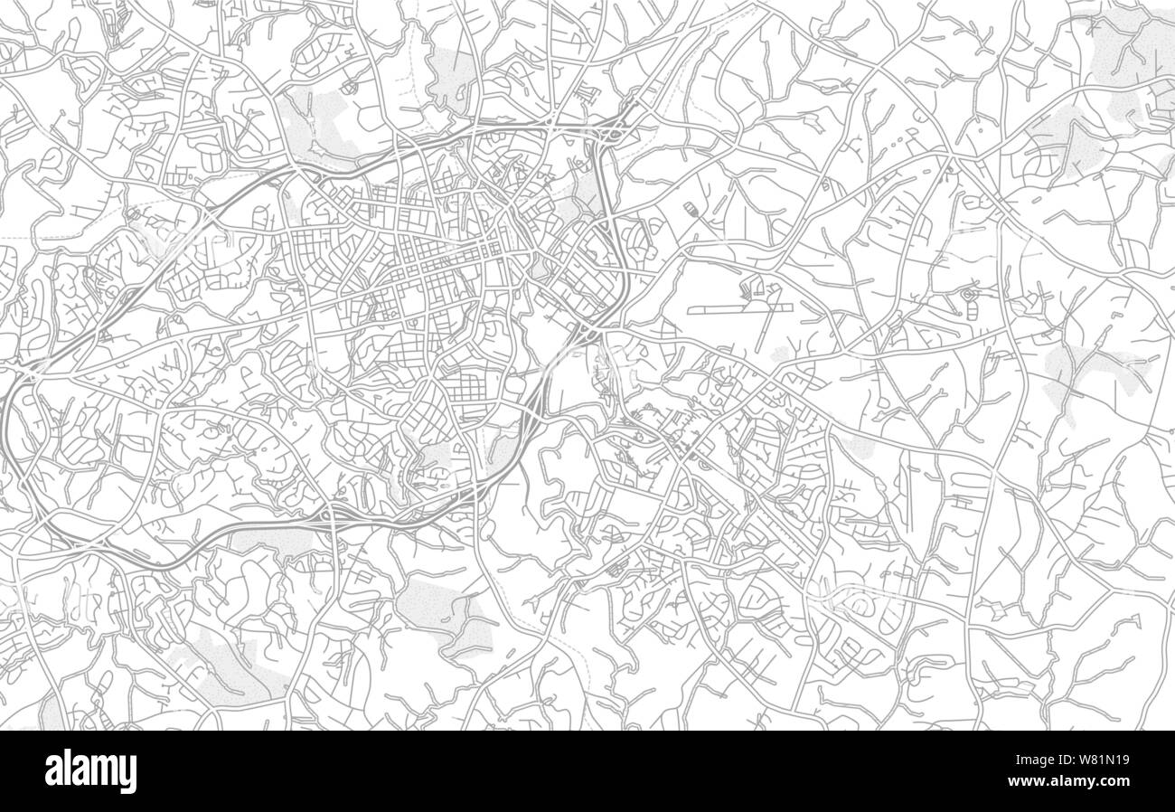 Athens-Clarke County, Georgia, USA, bright outlined vector map with ...