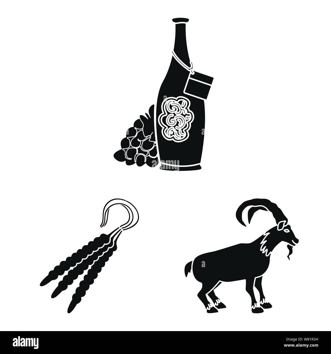 Vector design of heritage and originality icon. Collection of heritage ...