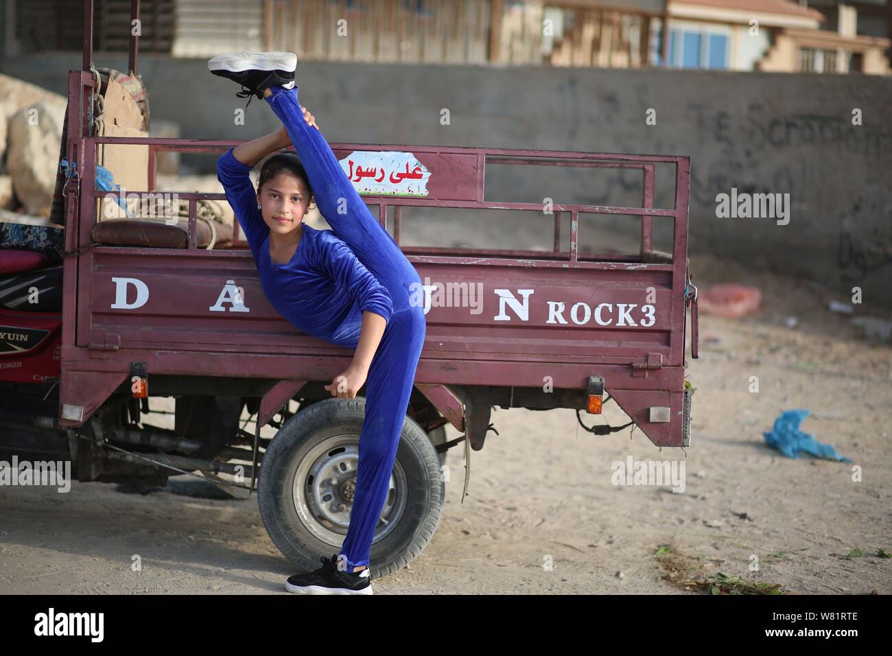 Gaza City, The Gaza Strip, Palestine. 7th Aug, 2019. Areej Ayoub a ...