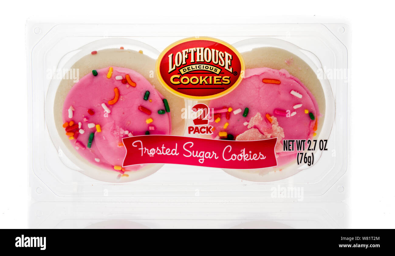 Winneconne, WI - 21 July 2019 : A package of Lofthouse cookies on an ...