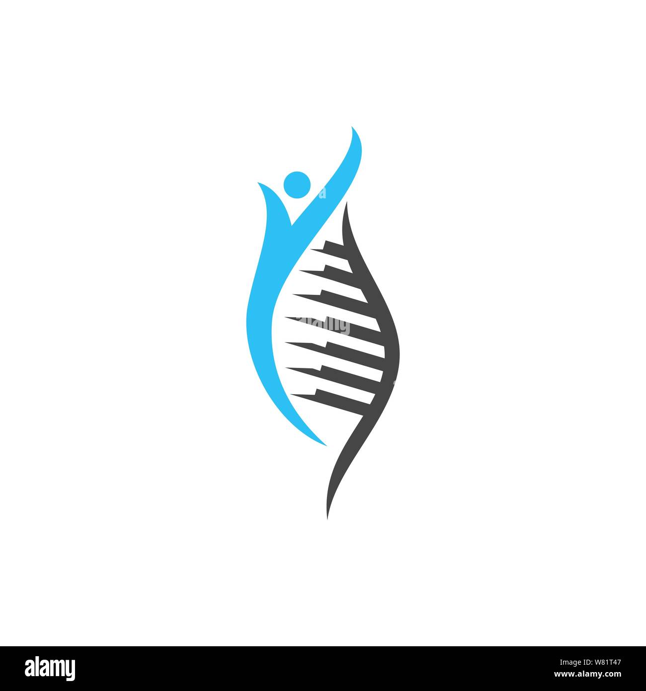 Genetic Health Logo Design Illustration Icon concept Vector Stock ...