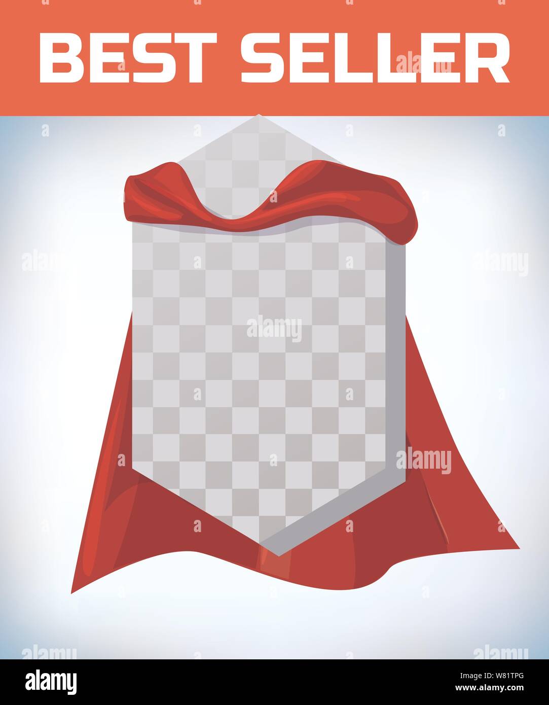 Red cape. Super hero cape. Red super cloak. Character hero logo ...